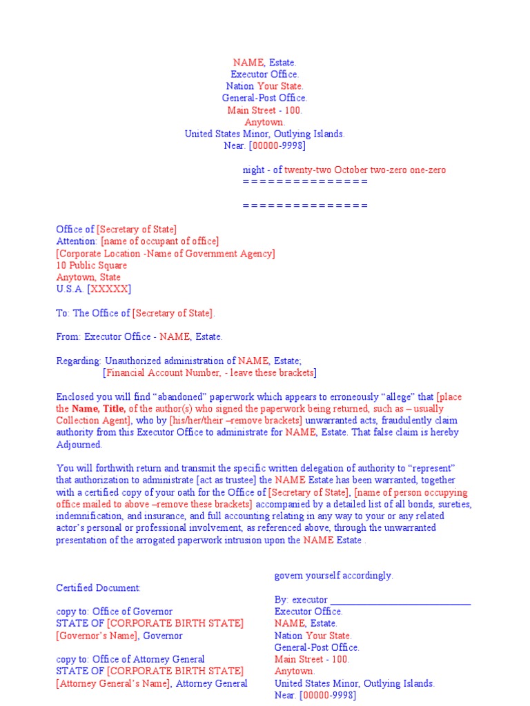 Administrative Grantor Letter Attachment 0012 | PDF