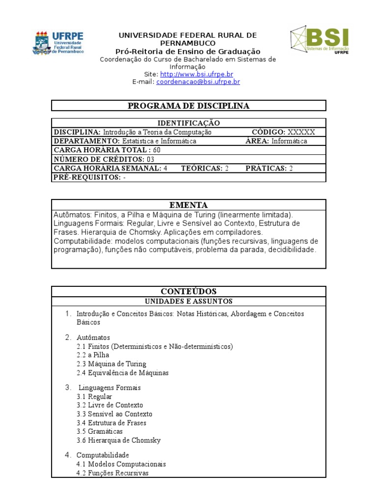Introducao A Teoria Da Computacao Pdf Teoria Da Computação
