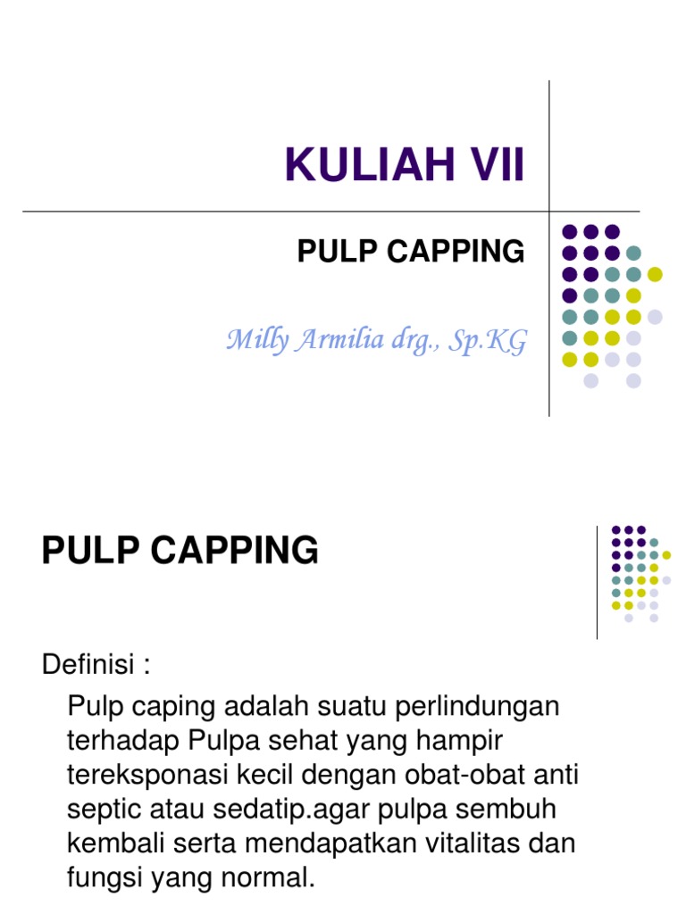 Pulp Capping | PDF