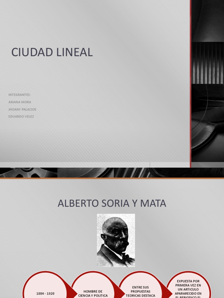 Ciudad Lineal: Modelo de Urbanismo Soria | PDF | Planificación urbana ...