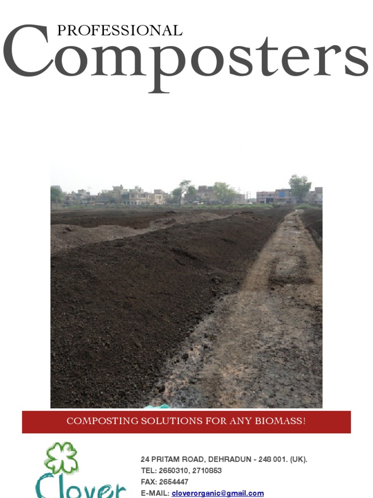 Professional: Composting Solutions For Any Biomass! | PDF | Compost ...