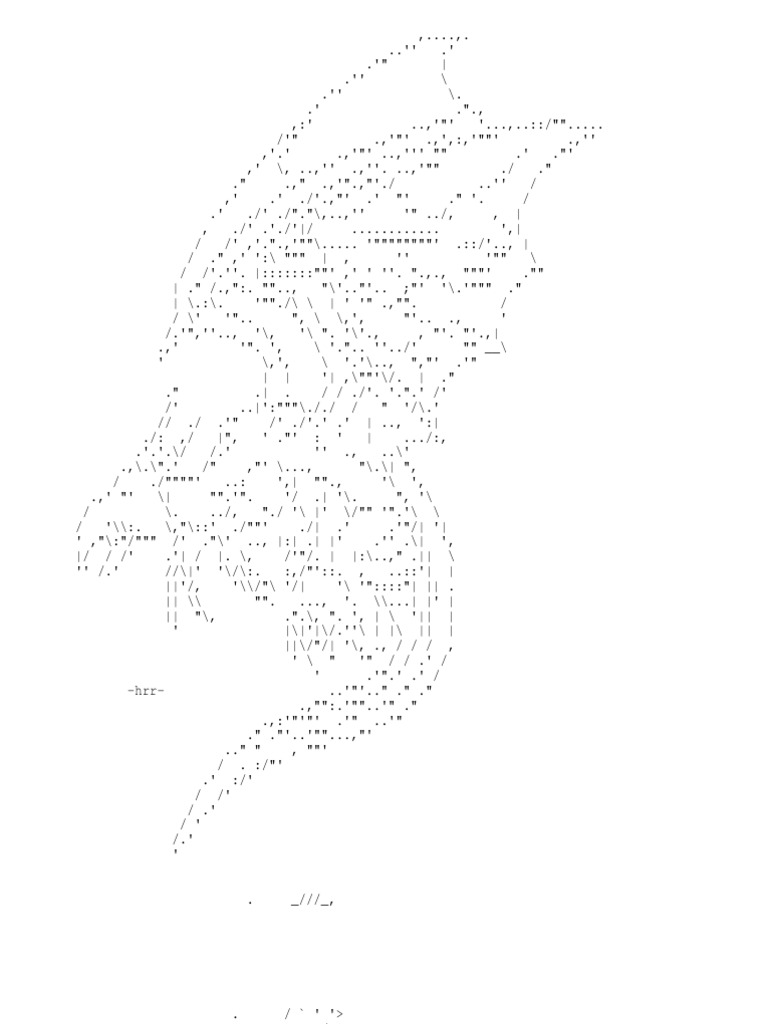 Ascii Art - Dragons | PDF