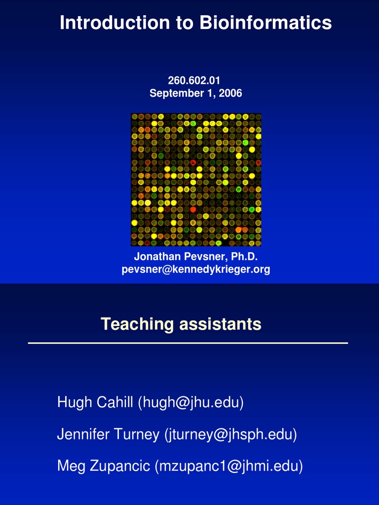 2006 09 01 - Lect01 - ch1 2 PDF | PDF | National Center For ...
