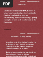 Mowrer's Two Factor Theory (Read) | PDF | Fear | Phobia