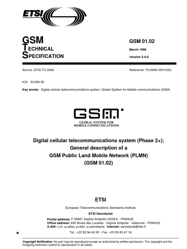 GSM 0102 | PDF | Business