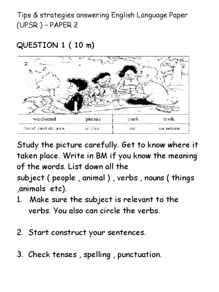 Tips Paper 2 | PDF | Verb | Noun