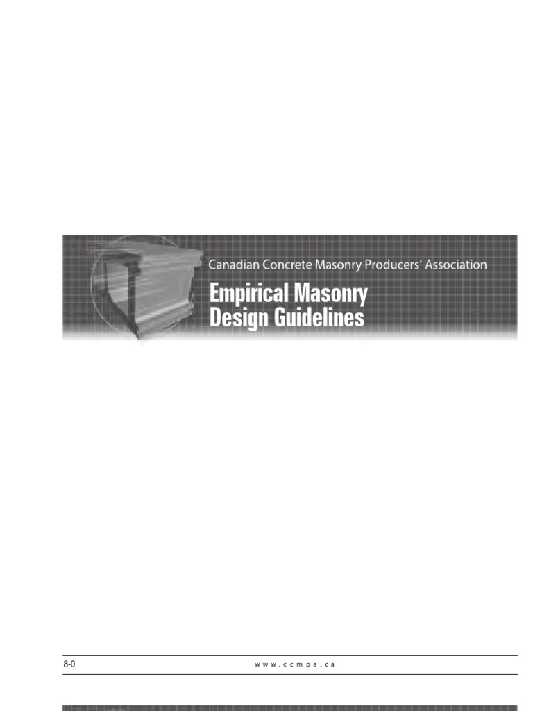 Empirical Masonry Design Guidelines for Buildings | PDF | Masonry | Wall