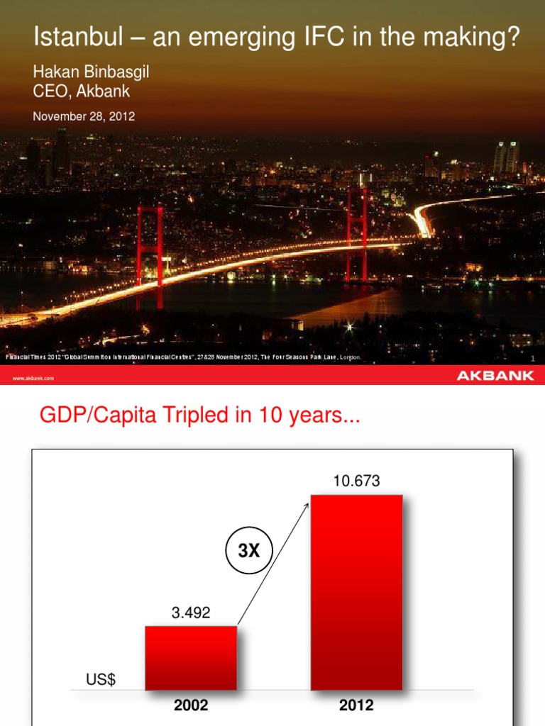 Istanbul - An Emerging IFC in The Making?: Hakan Binbasgil CEO, Akbank ...