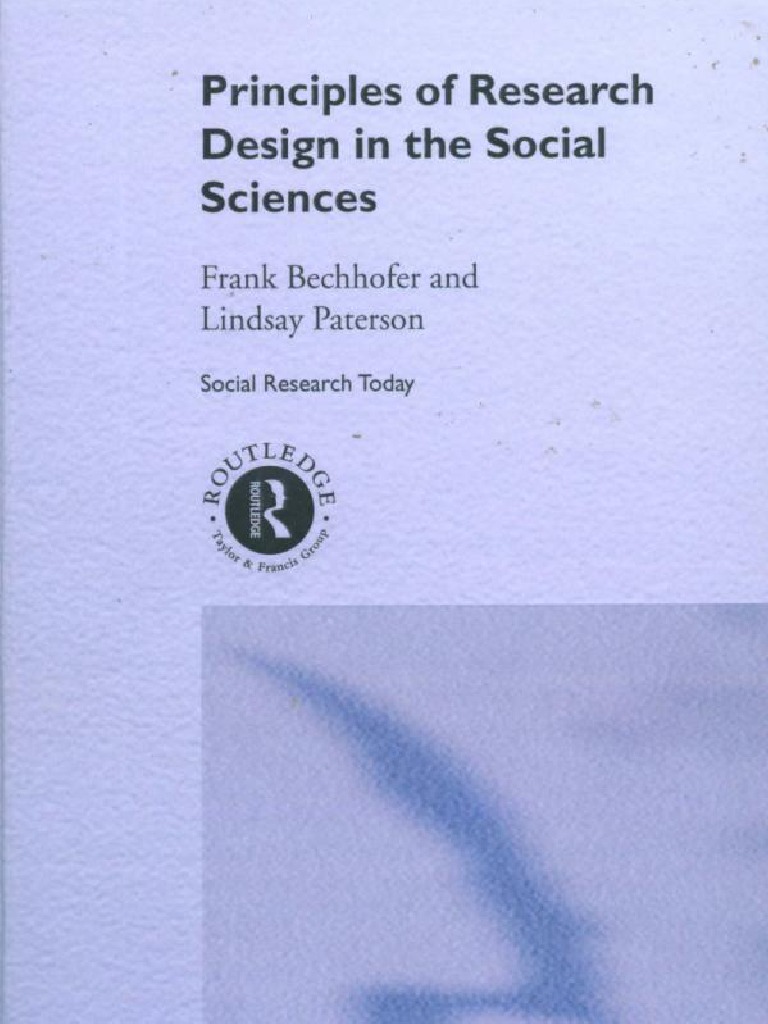 Research Design Principles Explained | PDF | Experiment | Social Science