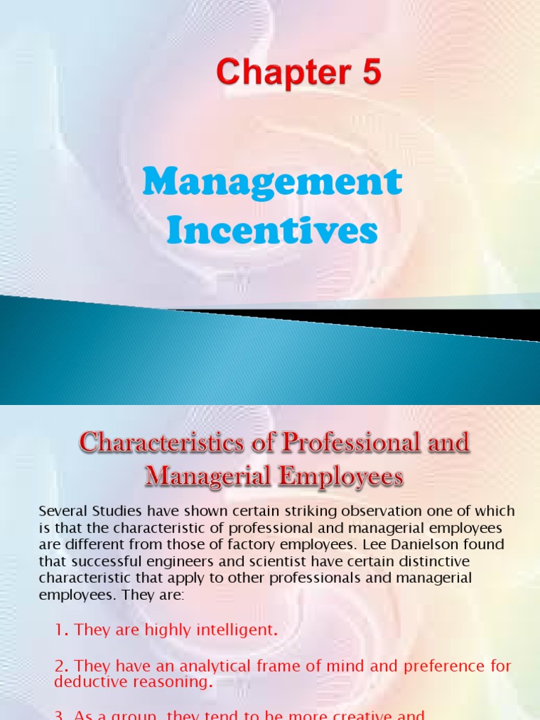 Chapter 5 | PDF | Incentive | Profit (Accounting)