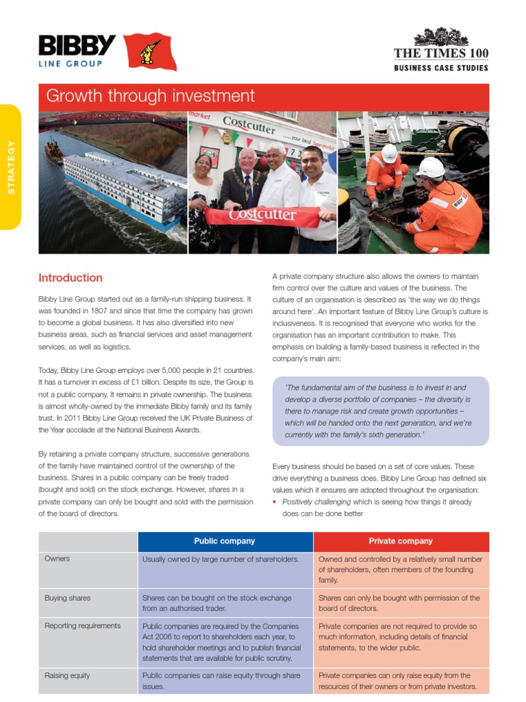 Bibby Line Group Edition 17 Full | PDF | Mergers And Acquisitions ...