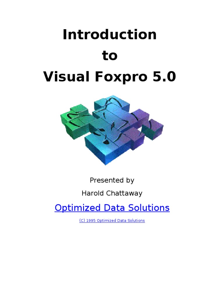 An Introduction to Visual FoxPro 5.0: Creating a Database Container File and Adding Tables | PDF ...