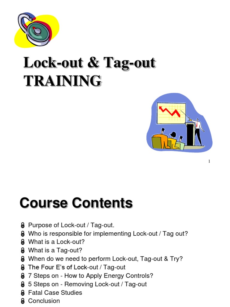 Lockout/Tagout Training Overview | PDF | Machines | Mechanical Engineering