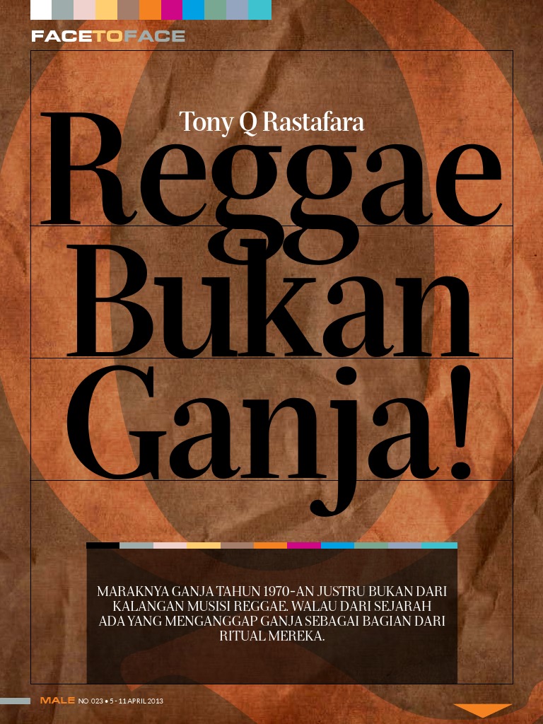 Tony Q Rastafara - Reggae Bukan Ganja | PDF
