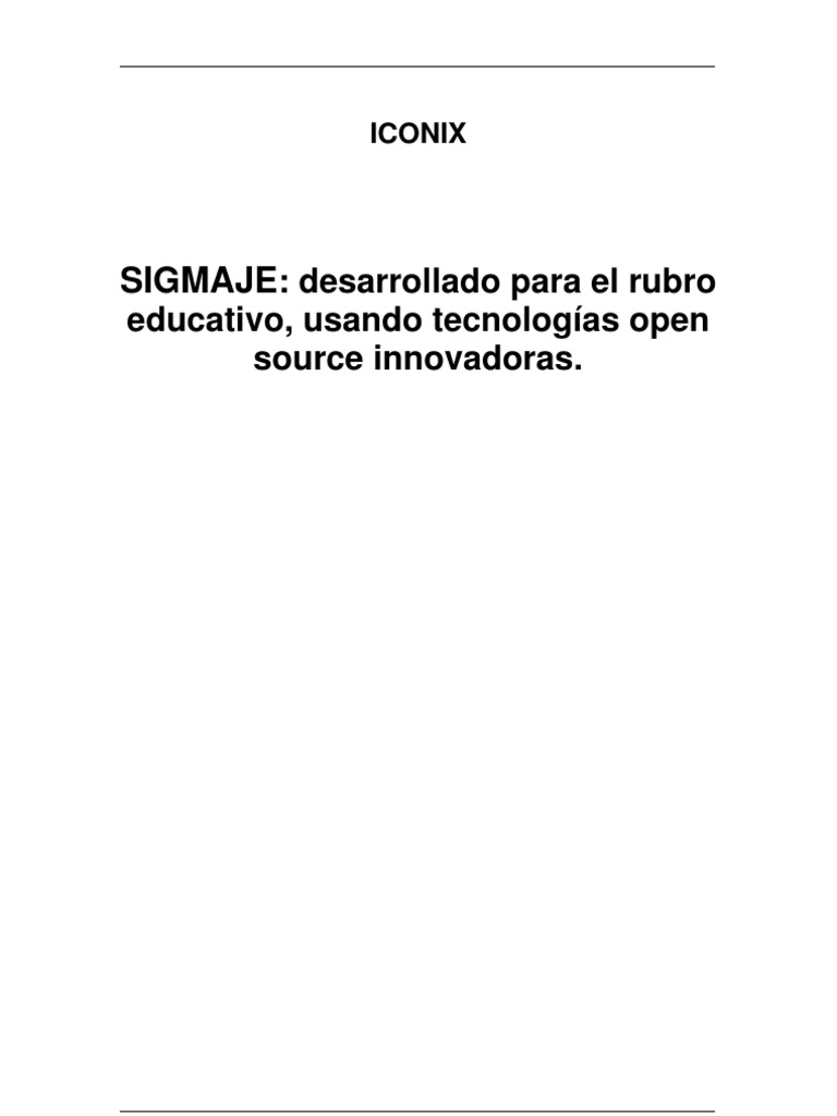 Ejemplo Iconix | PDF | Software | Aplicación web