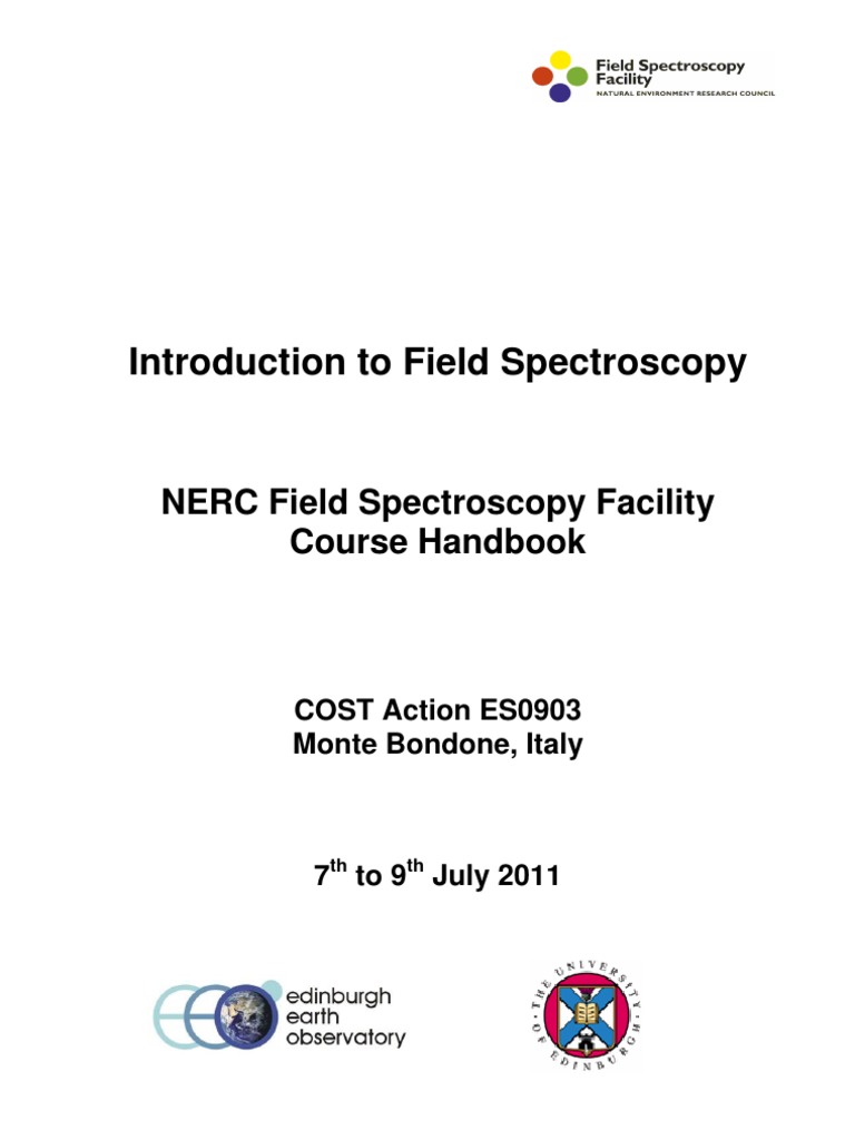 Introduction to Field Spectroscopy | PDF | Optics | Sampling (Statistics)