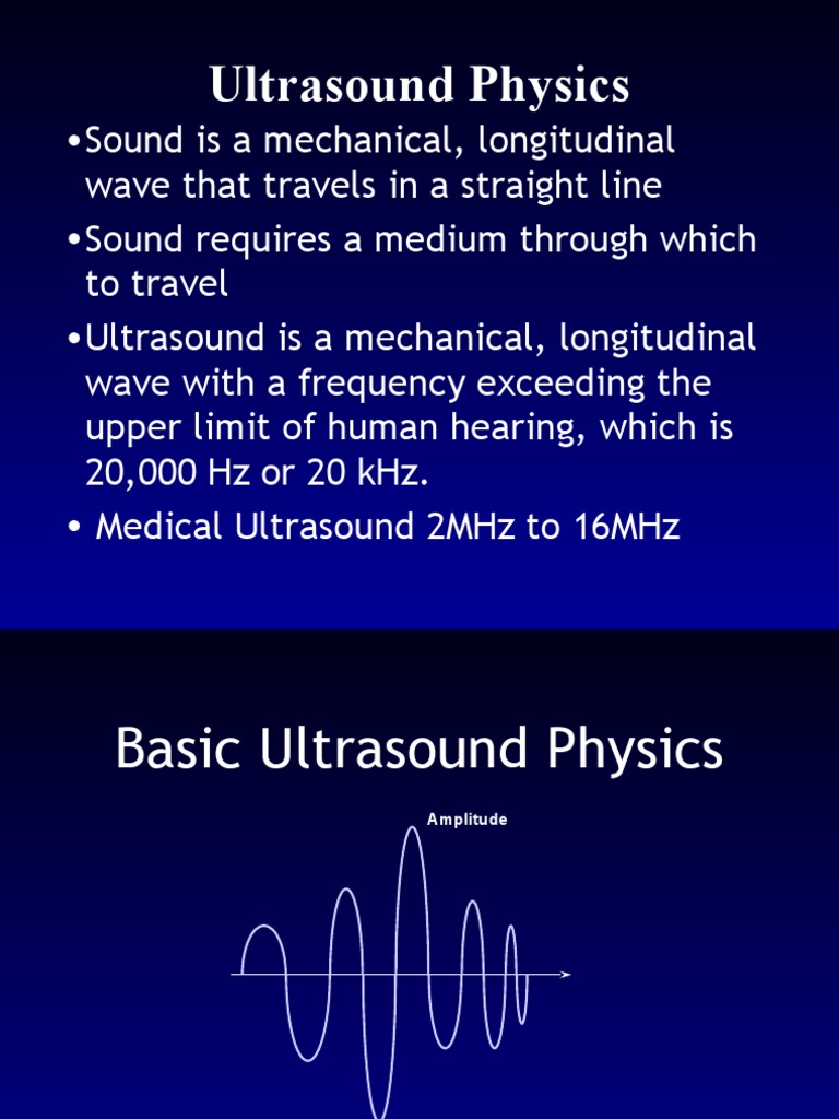 Ultra Physics | PDF | Medical Ultrasound | Hertz