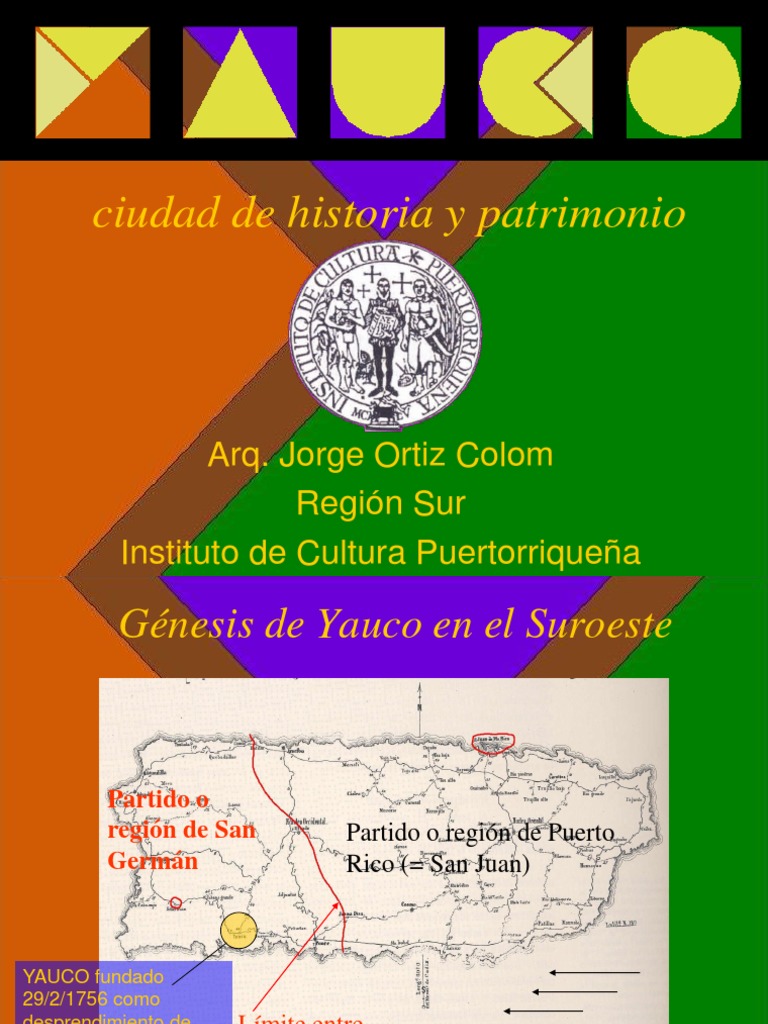 Yauco: Ciudad de Historia y Patrimonio | PDF | Puerto Rico | café