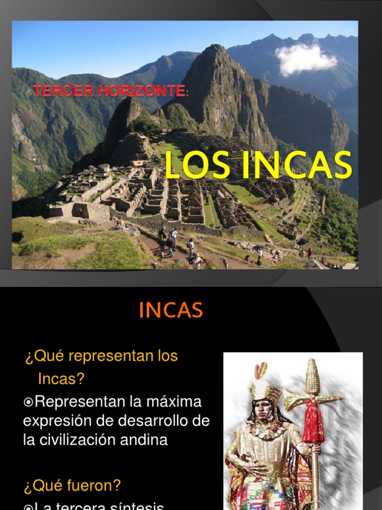 Diapositiva de Los INCAS | PDF | Imperio Inca | Andes
