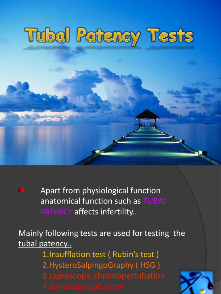 Tubal Patency Tests | Gynaecology | Medical Specialties