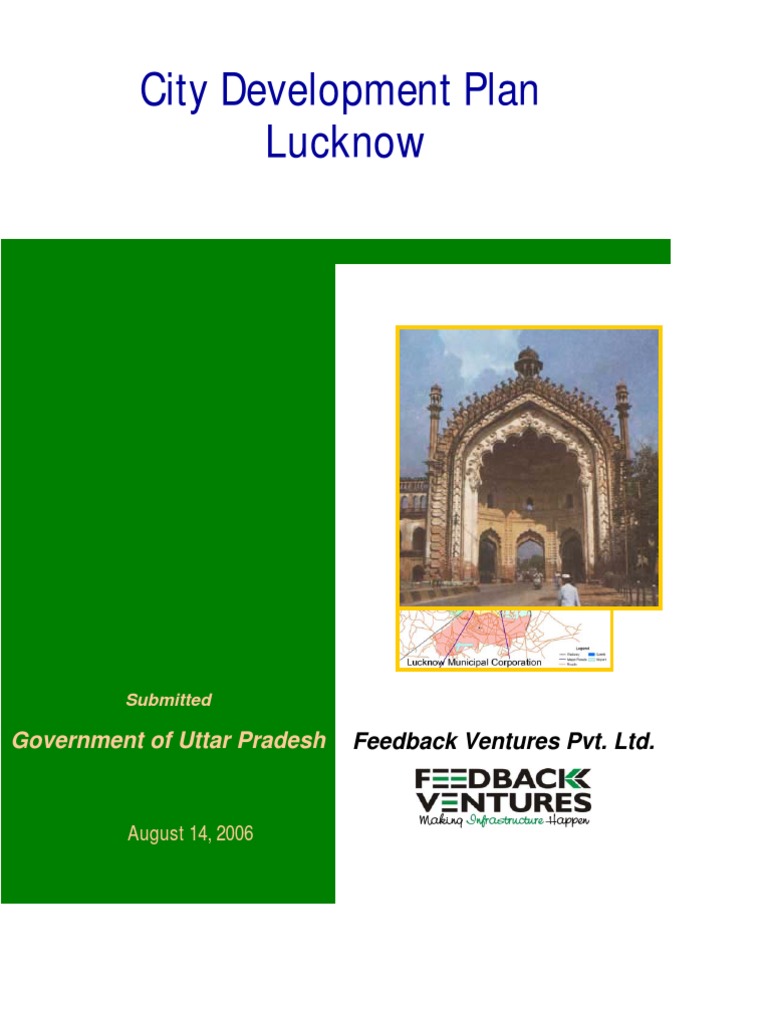 Lucknow Development Plan (Shahid) | PDF | City | Infrastructure