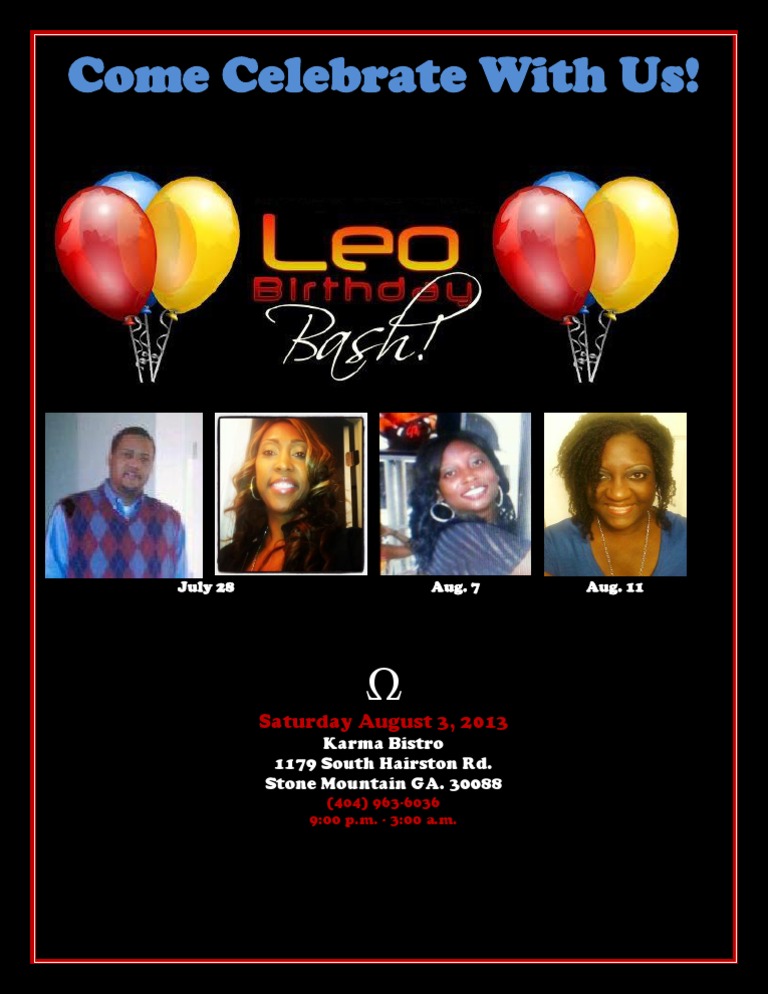 Leo Invitation | PDF