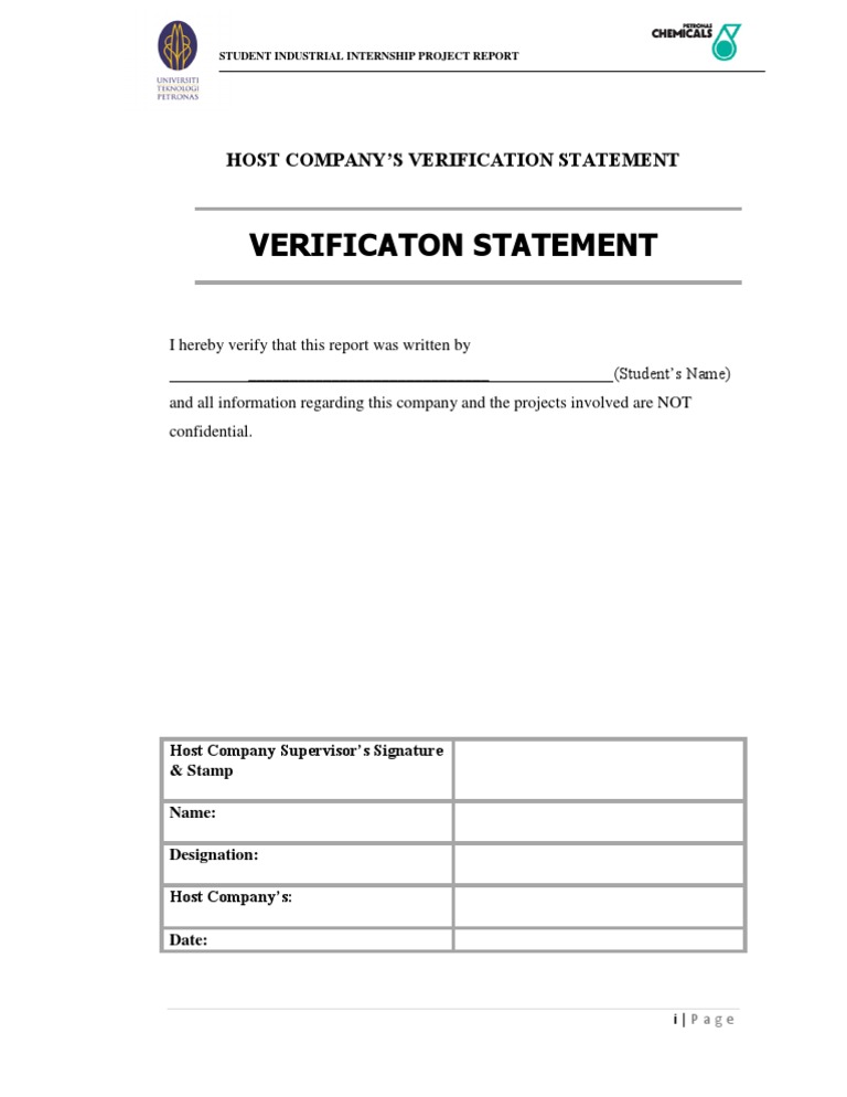 Contoh Verification | PDF