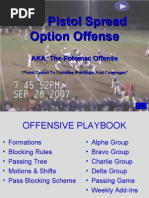 Pro Spread Offense System Playbook PDF | PDF | Sports | American Football