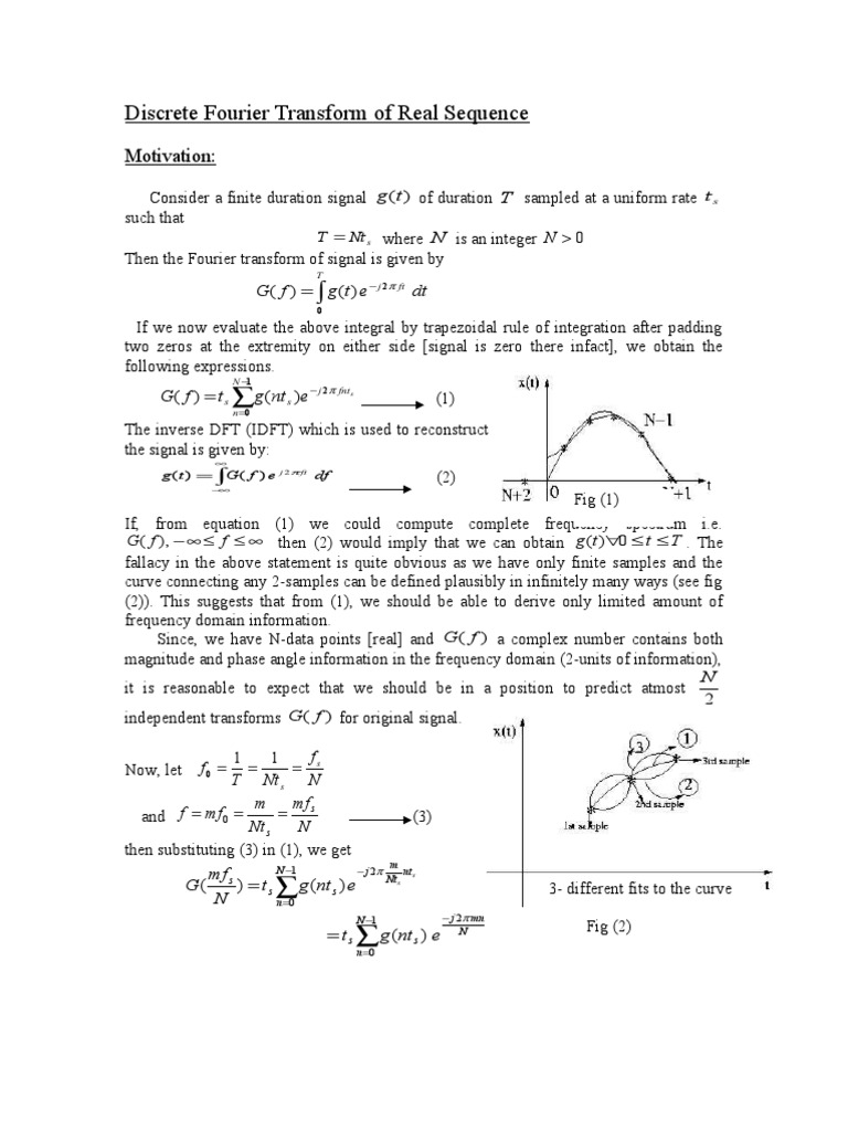 Discrete Fourier Transform | PDF | Teaching Methods & Materials ...
