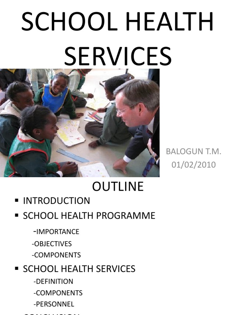 Overview of School Health Services | PDF | Health Education | Health Care