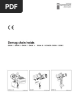 Demag DKUN Hoist Operating Manual | PDF | Electrician | Safety