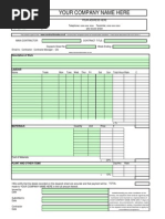 Daywork Sheet Template | PDF | Government | Economies