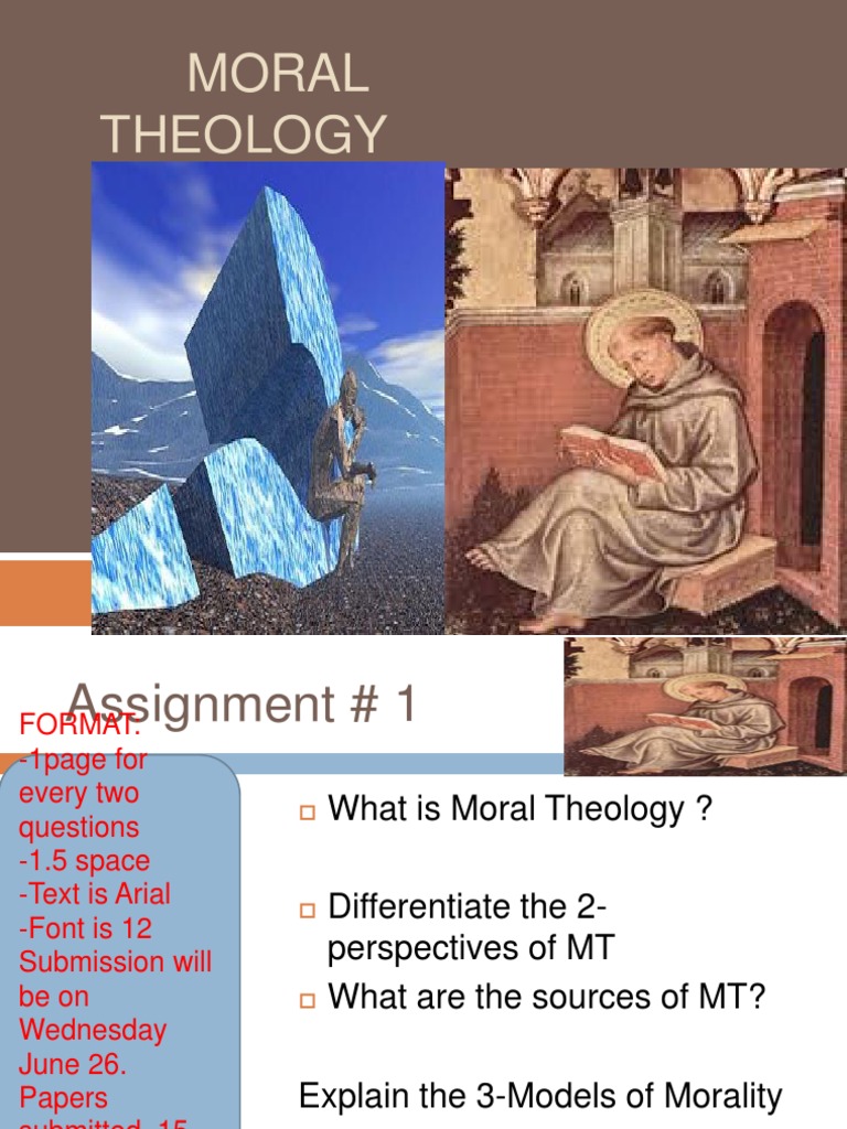 Moral Theology (Part 1) | PDF | Theology | Faith