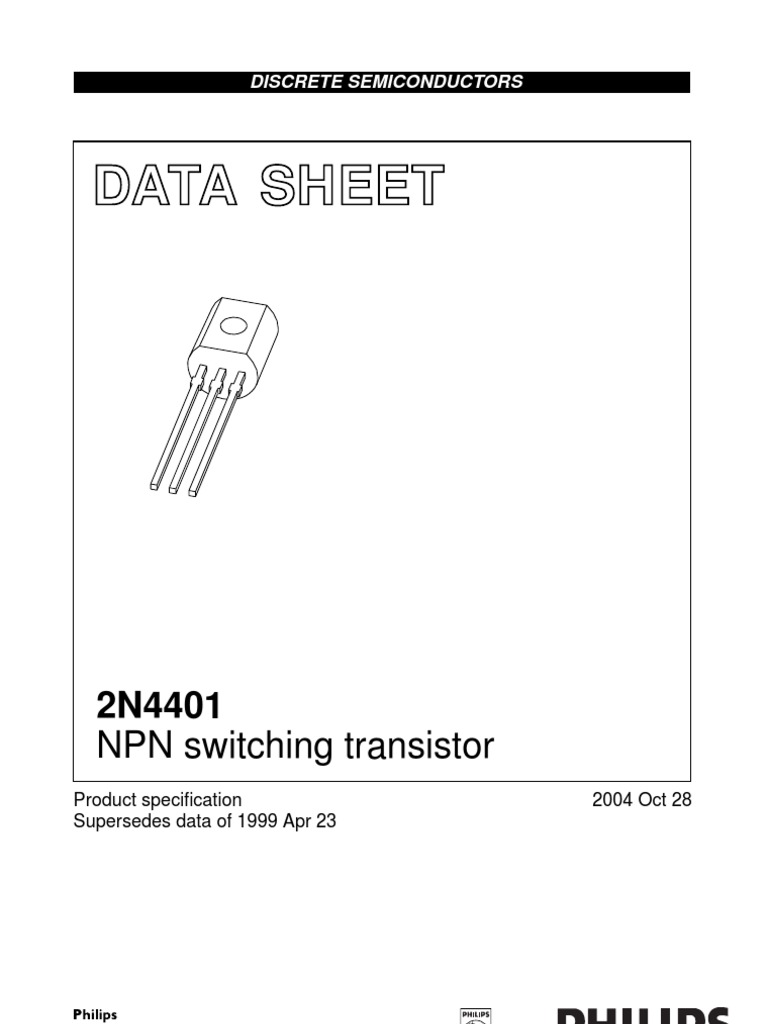 Transistor 2N4401NPN | PDF | Bipolar Junction Transistor | Transistor