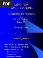 Deviation Management Procedure Guide | PDF | Quality Assurance ...
