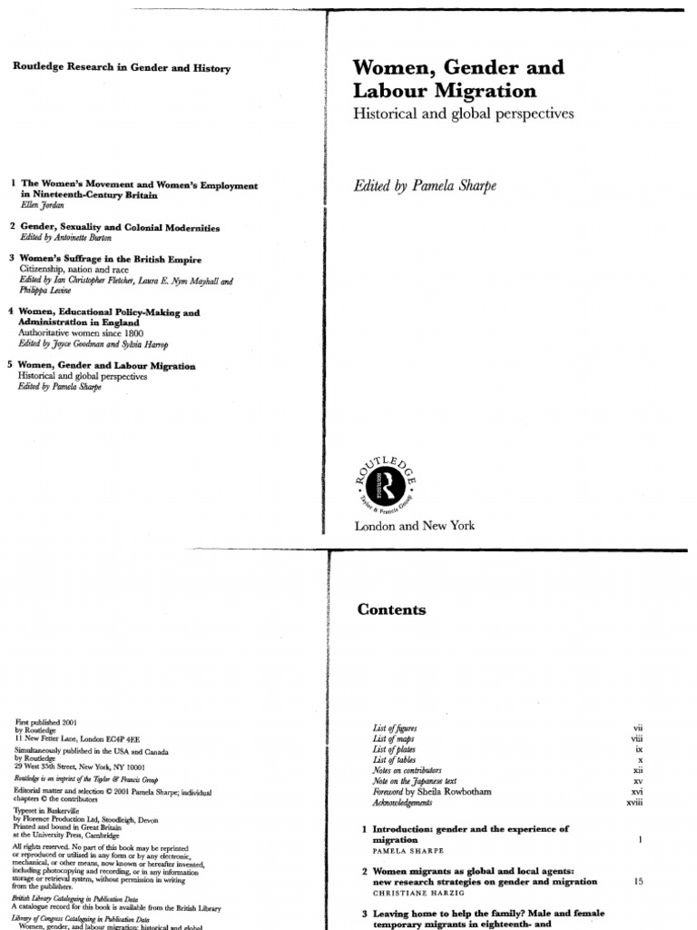 Women, Gender, and Labour Migration | PDF | Immigration | Human Migration