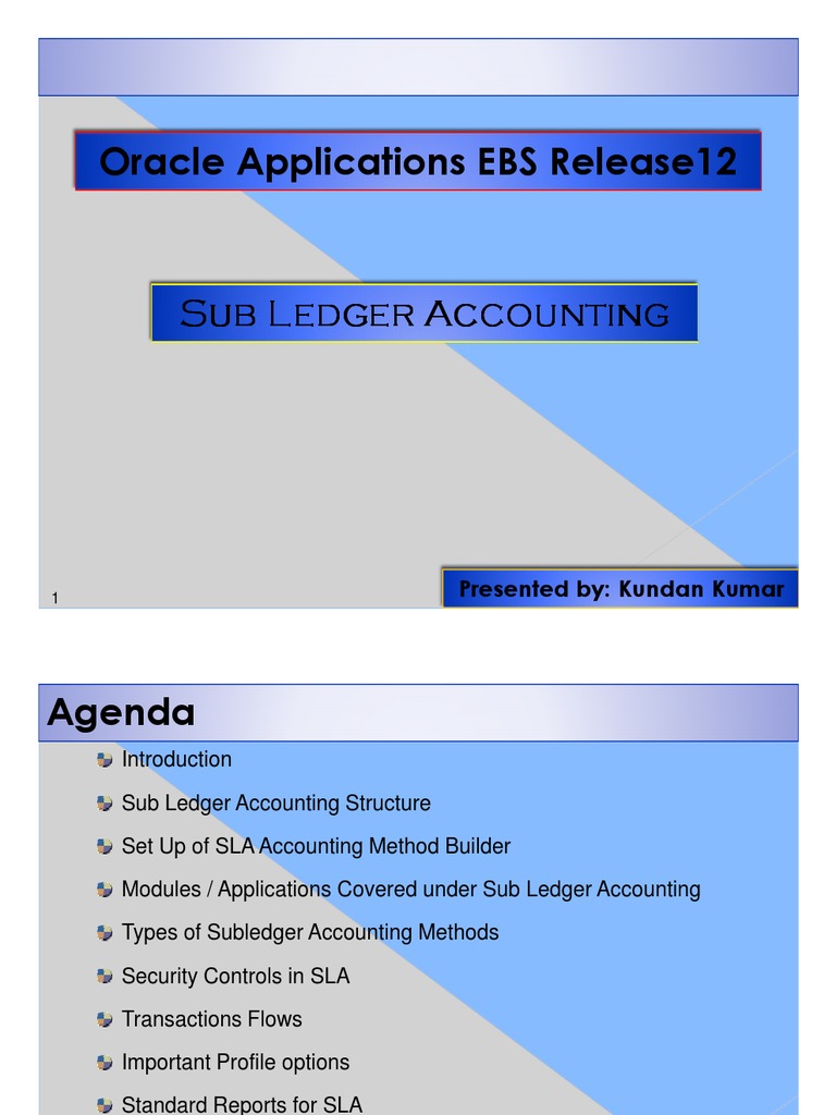 Oracle Subledger Accounting
