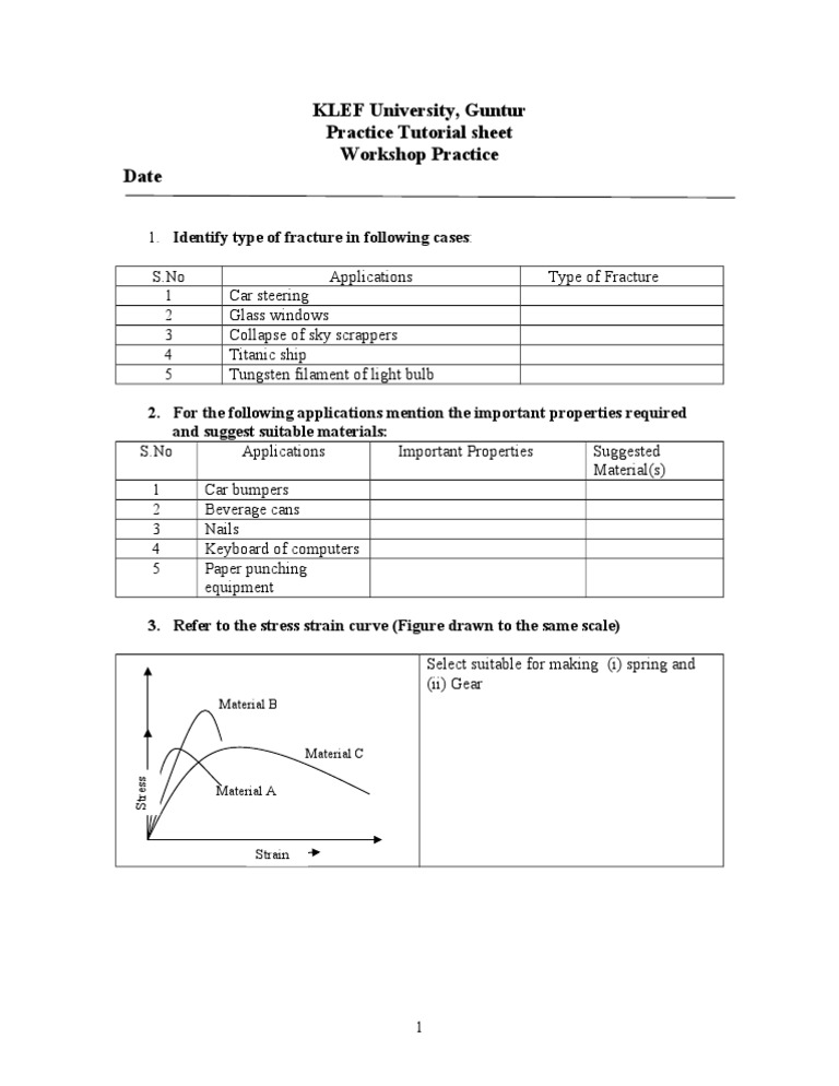 Workshop Practice: Material Selection Guide | PDF | Science ...