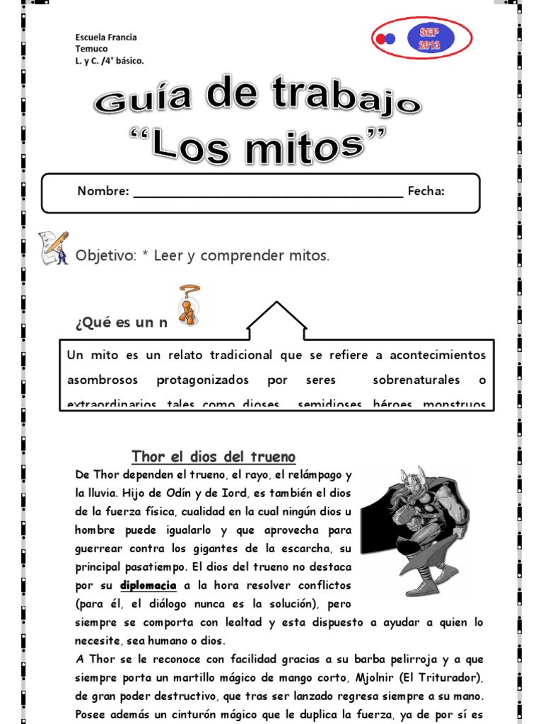 Mitos 4 Basico | PDF | Thor