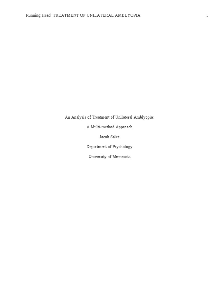 Jacob Sales | PDF | Vision | Ophthalmology