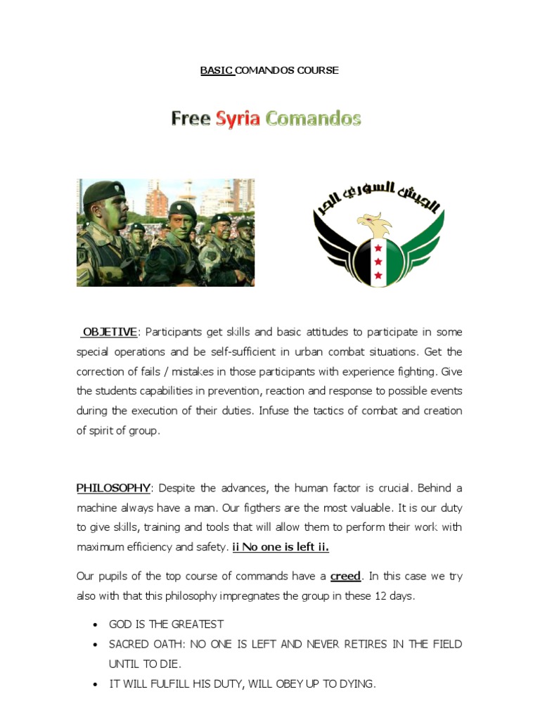 Basic Special Forces Course | PDF | Unrest | Science