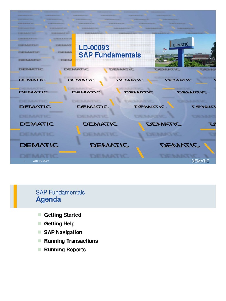 1 1 Sap Basic Navigation | PDF | Login | Icon (Computing)