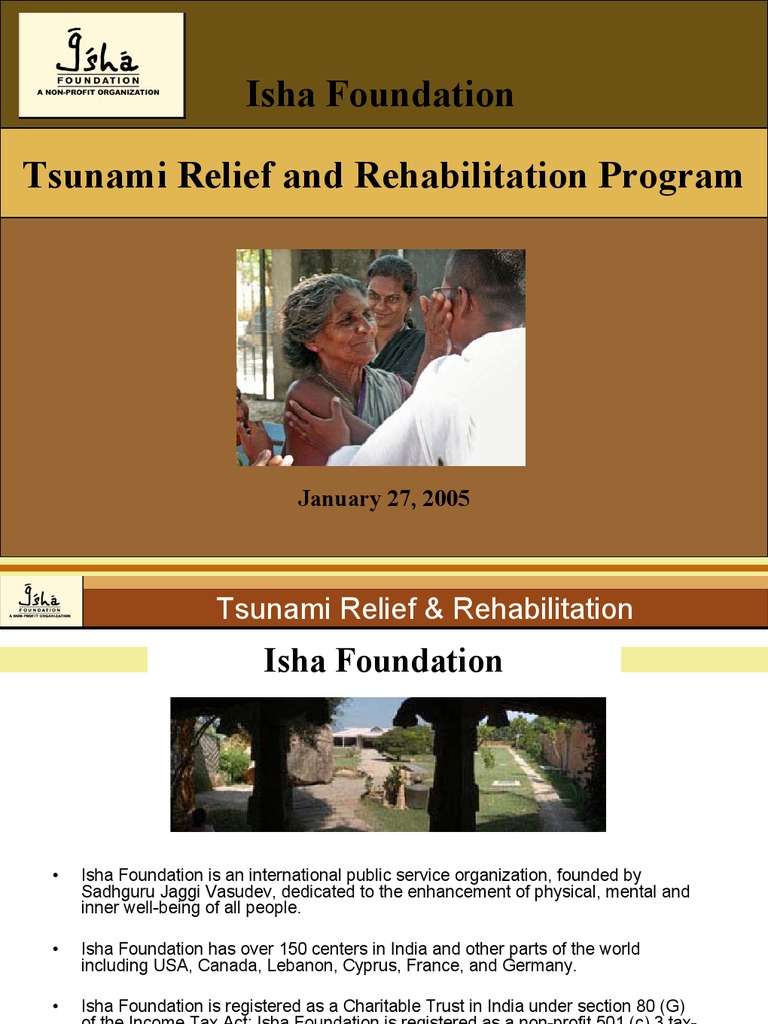 Tsunami Response | PDF | Wellness | Medical