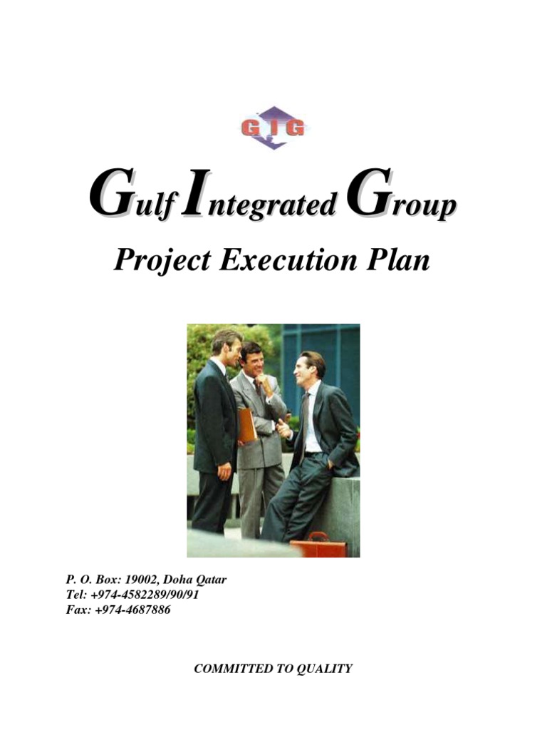 GIG Plan | PDF | General Contractor | Project Management