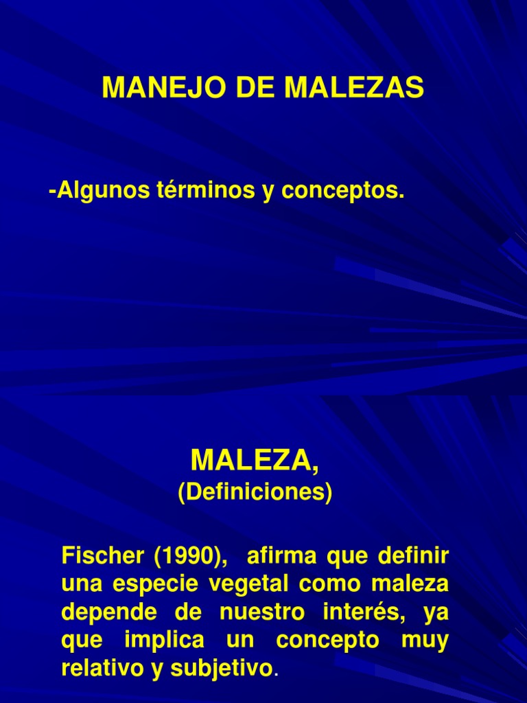 Definición de Maleza en Cultivos | PDF | Muestreo (Estadísticas) | Plantas