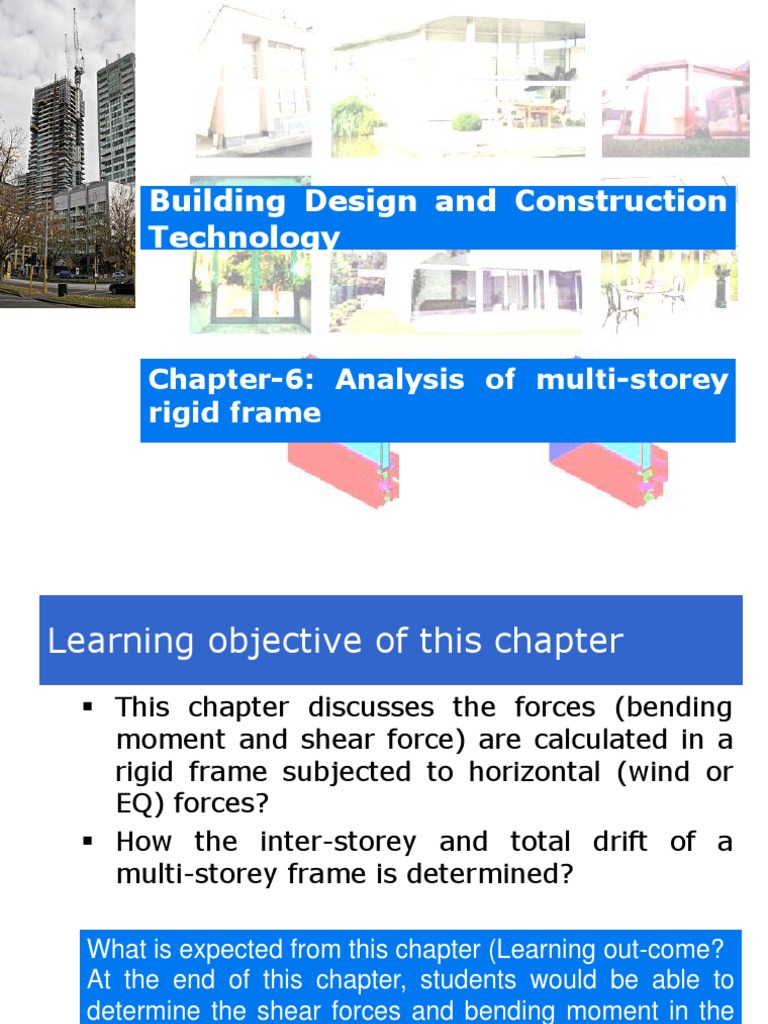 Chapter 6 Rigid Frame Analysis | PDF | Bending | Beam (Structure)