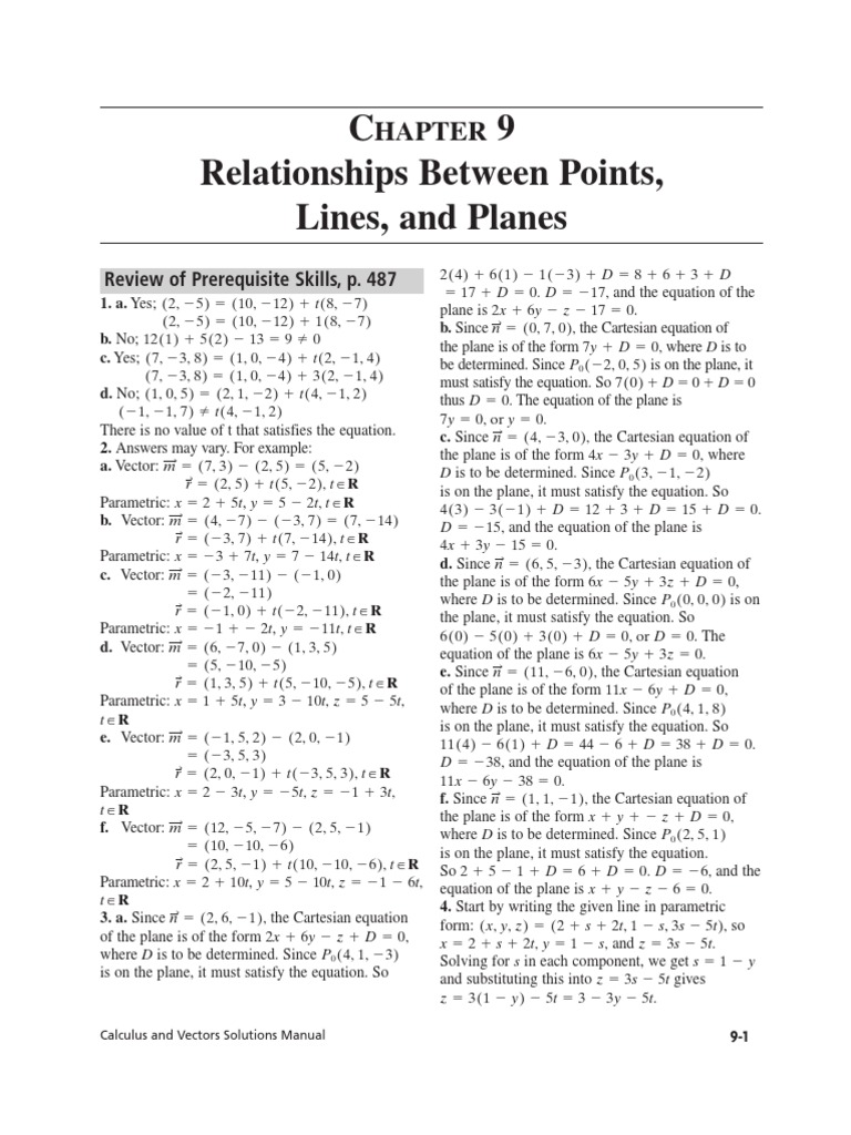 Chapter 9 Solutions Download Free Pdf Plane Geometry Equations