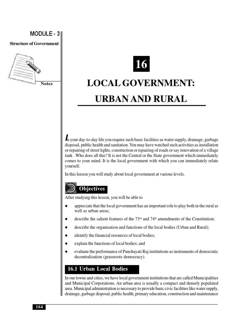 Providing Local Services and Democratic Governance: An Overview of ...