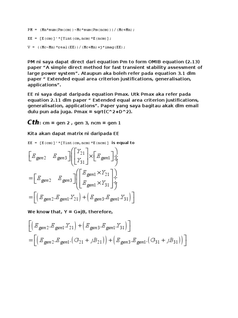 Deriving An Equation | PDF