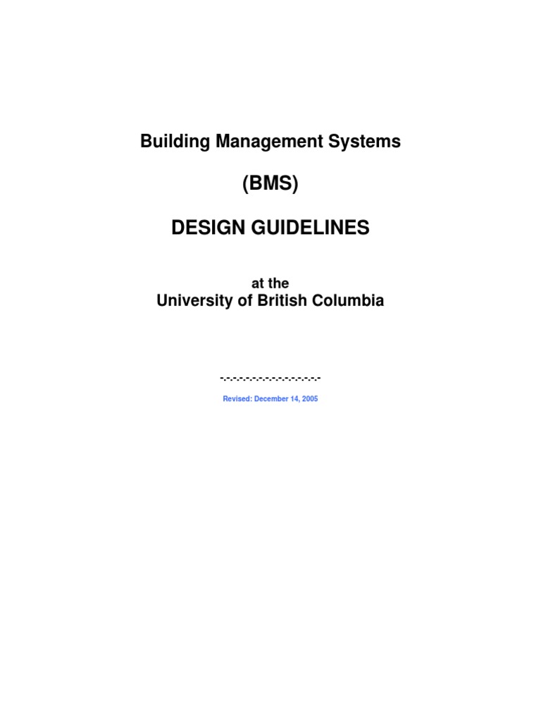 Bms Design Guide PDF | PDF | Cable | Computer Network